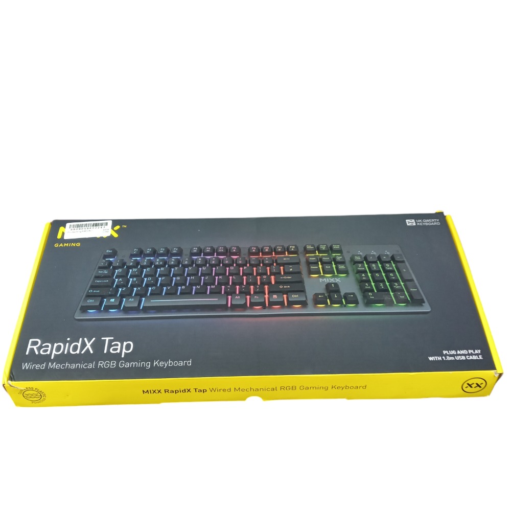 Pre-owned Mixx Gaming RAPIDX Tap Wired Mechanical Keyboard (SALE ...